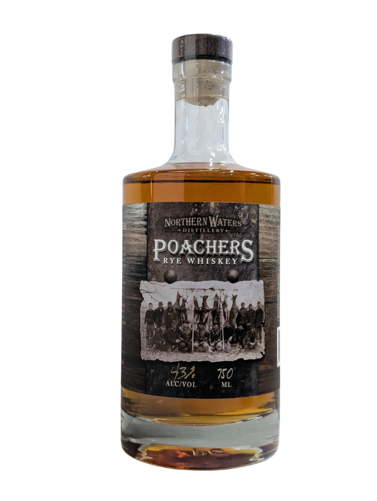 Poachers Rye Whiskey - Northern Waters Distillery